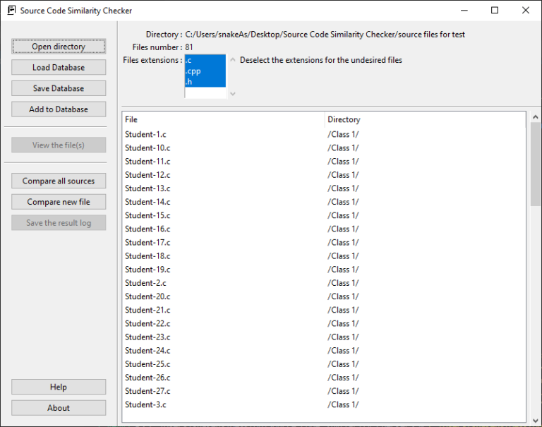 Source Code Similarity Checker El